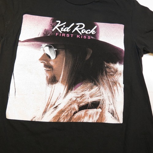 KID ROCK FIRST KISS TOUR 2015 CONCERT T SHIRT Mens S Black Cheap Date 2 ...