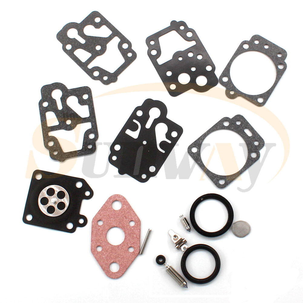 CARBURETTOR REPAIR SERVICE KIT FOR SCEWFIX TITAN TTL530GBC 43CC 52CC ...