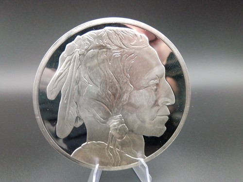 5 oz Silver Round - Buffalo nickel style | eBay