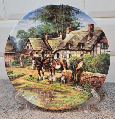 Wedgewood Bone China Collector Plate Country Days Lunch Break 1992 8 ...