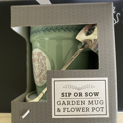 Planting Mug, Flower Pot Set | eBay