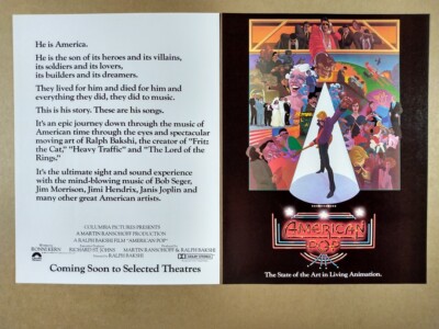 1981 American Pop Ralph Bakshi movie promo vintage print Ad | eBay