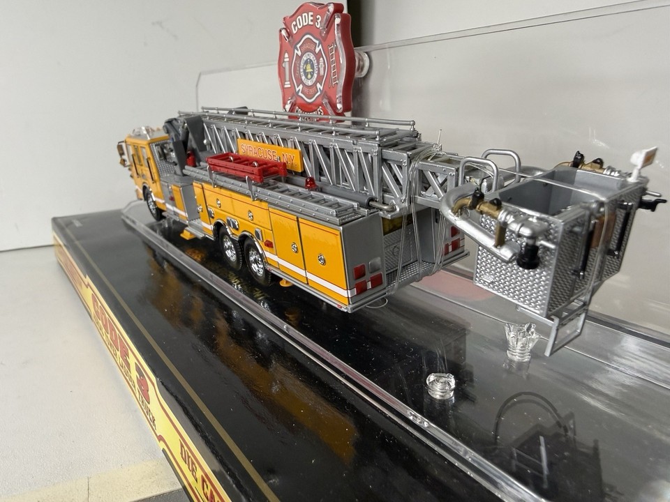 Code 3 No 12931 Syracuse NY Sutphen Tower Ladder Fire Department | eBay
