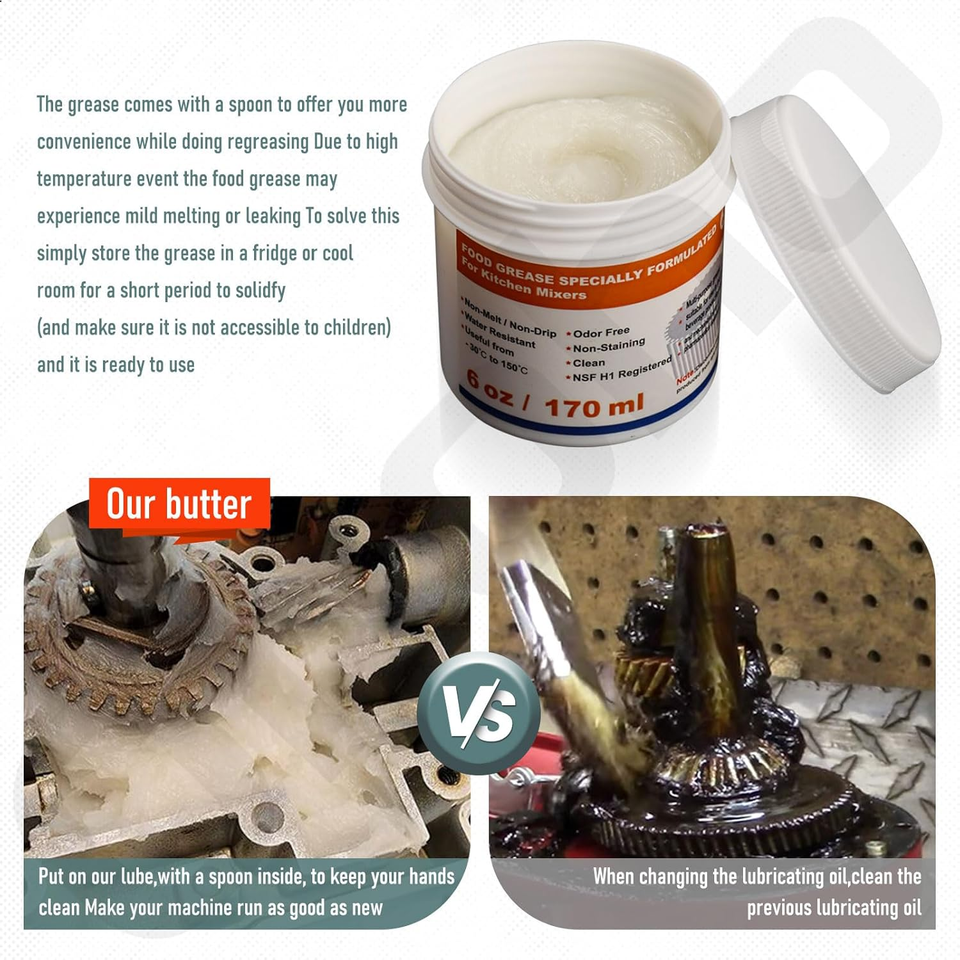 6 Oz Food Grade Grease for KitchenAid Stand Mixer Attachments with ...