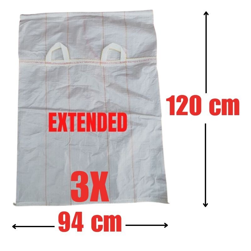 BAG SACKS WOVEN LARGE EXTRA HEAVY DUTY RUBBLE SAND BAG SACKS ...