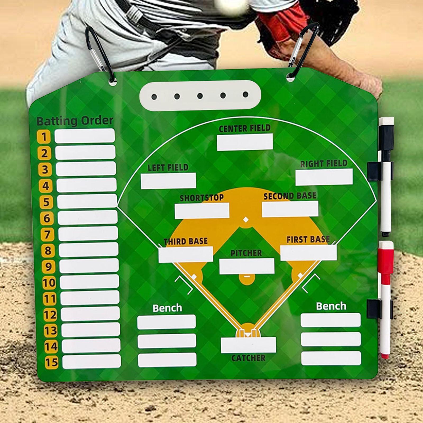 Baseball Coaches Board Baseball Lineup Board for Practice Recreation ...