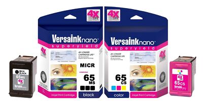 VersaInk-nano HP 65 MS MICR Black Ink Cartridge for Check Printing ...