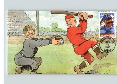 BASEBALL; Cartoon, Mighty CASEY at the BAT, 1996 First Day of Issue | eBay