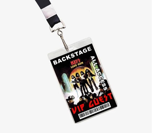 Kiss Backstage Pass Lanyard ID Concert Pass | eBay