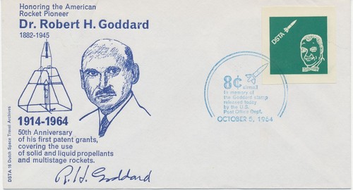 USA 1964 American Rocket Pioneer Dr. Robert H. Goddard superb ...
