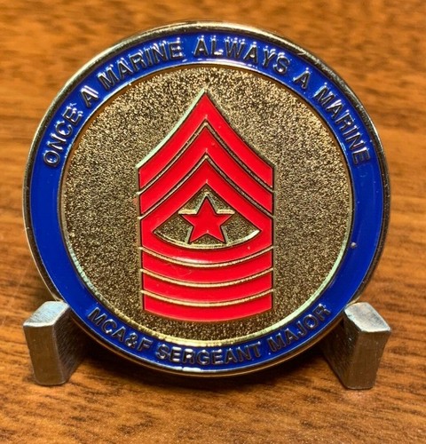Marine Corps Association & Foundation Sergeant Major Challenge Coin | eBay
