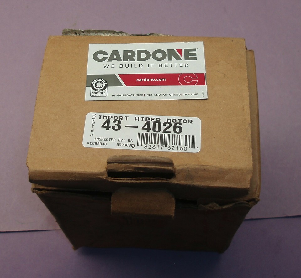 New # 43-4026 Cardone Windshield Wiper Motor *LOOK* | eBay