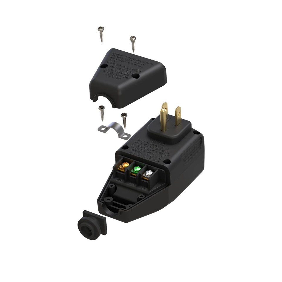 GFCI-Replacement-Plug, GFCI Replacement Plug Assembly 3-Prongs with ...