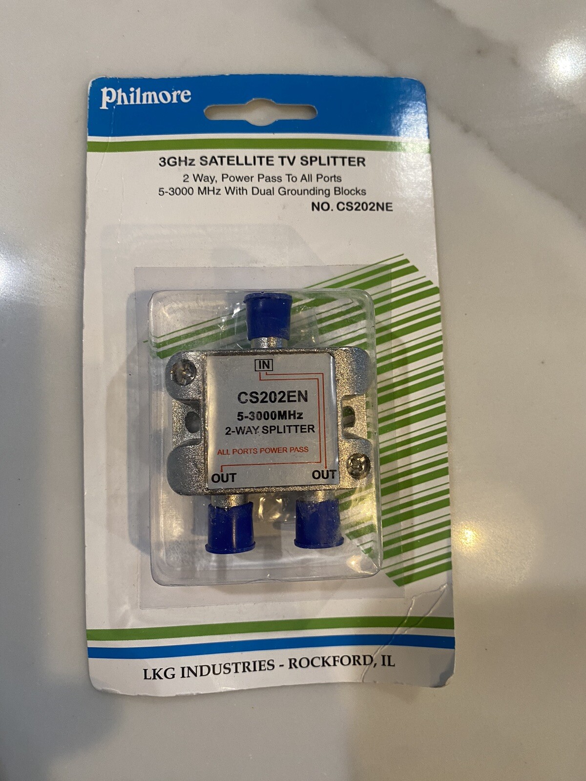 TV/SATELLITE/CABLE 2-WAY SPLITTER Philmore 2-WAY. 5-3000MHz. | eBay