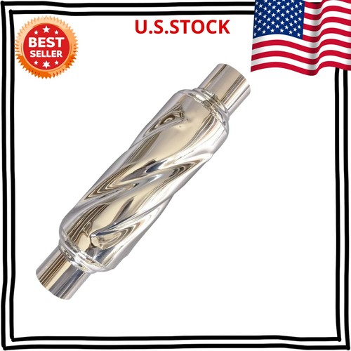 Glasspack 2.5 Inch Muffler Exhaust Pipe, Universal Performance ...
