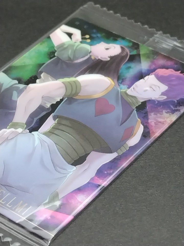 HYSKOA & YELLMI Hunter x Hunter Jump Bandai wafer Card 2023 R18 Itajaga ...