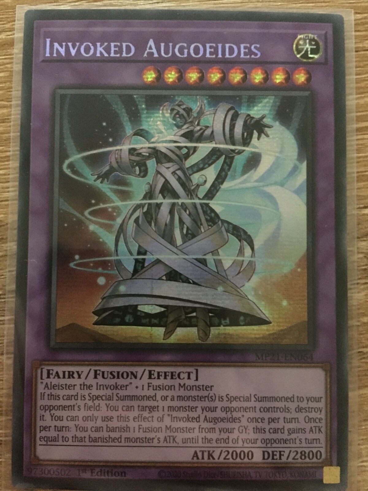 Yu-Gi-Oh!| Invoked Augoeides - MP21-EN064 - Prismatic Secret Rare - NM ...