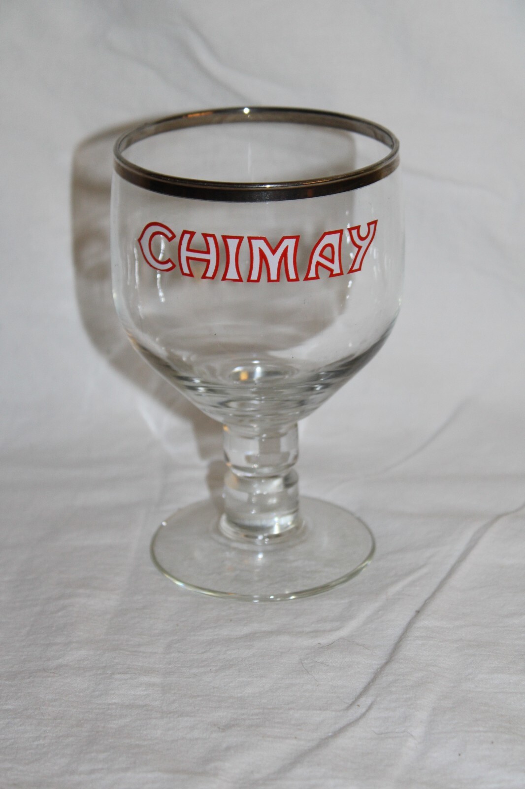 CHIMAY Trappist Beer Belgium Glass Goblet Chalice Scourmont Abbey ...