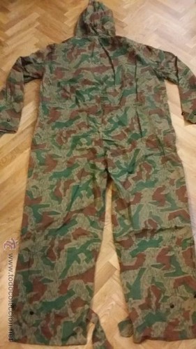 BULGARIAN CAMO SPLINTER JUMPSUIT COVERALL SOVIET BULGARIA PARA COMMANDO ...