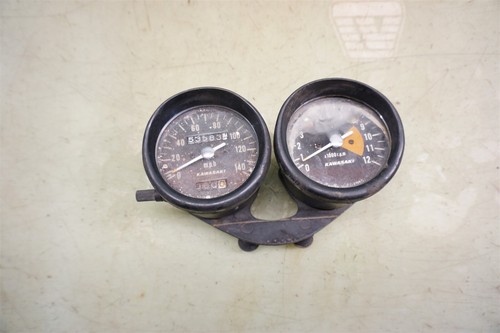 Kawasaki H1 500 Triple Mach Gauge Mount Cluster Speedometer Tachometer ...