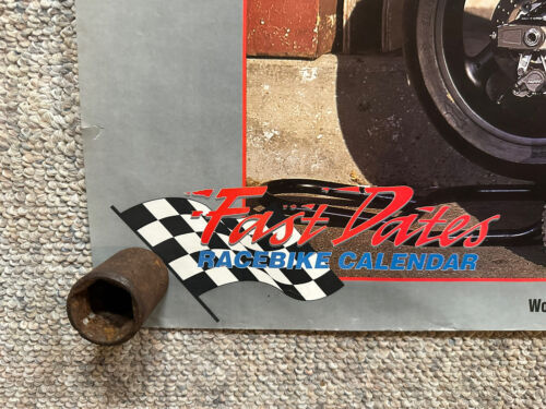 Vintage Wayne Rainey Team Roberts Yamaha YZR500 & Sexy Girl 1994 23"x35 ...