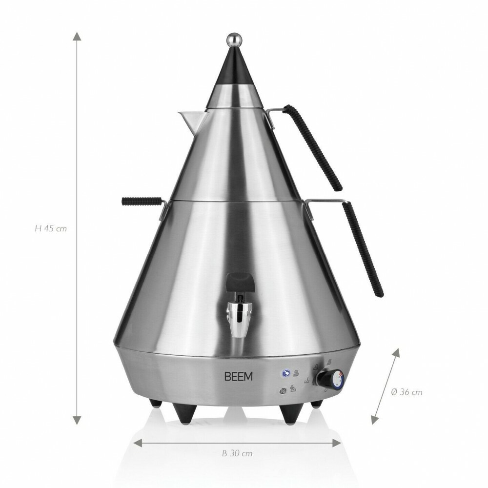 BEEM Samovar 4 Liter Hot Water Dispenser Tea Machine Stainless Steel ...