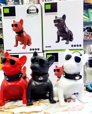 bluetooth speaker DOG (3) Charming Color USB Fm Radio Loud Sound ...