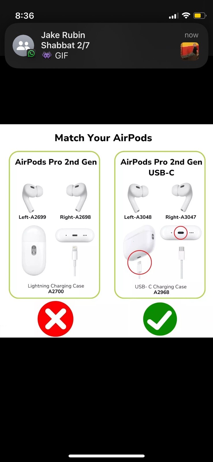 Original Apple Airpods Pro 2nd Gen A3047 - RIGHT Side Replacement ...