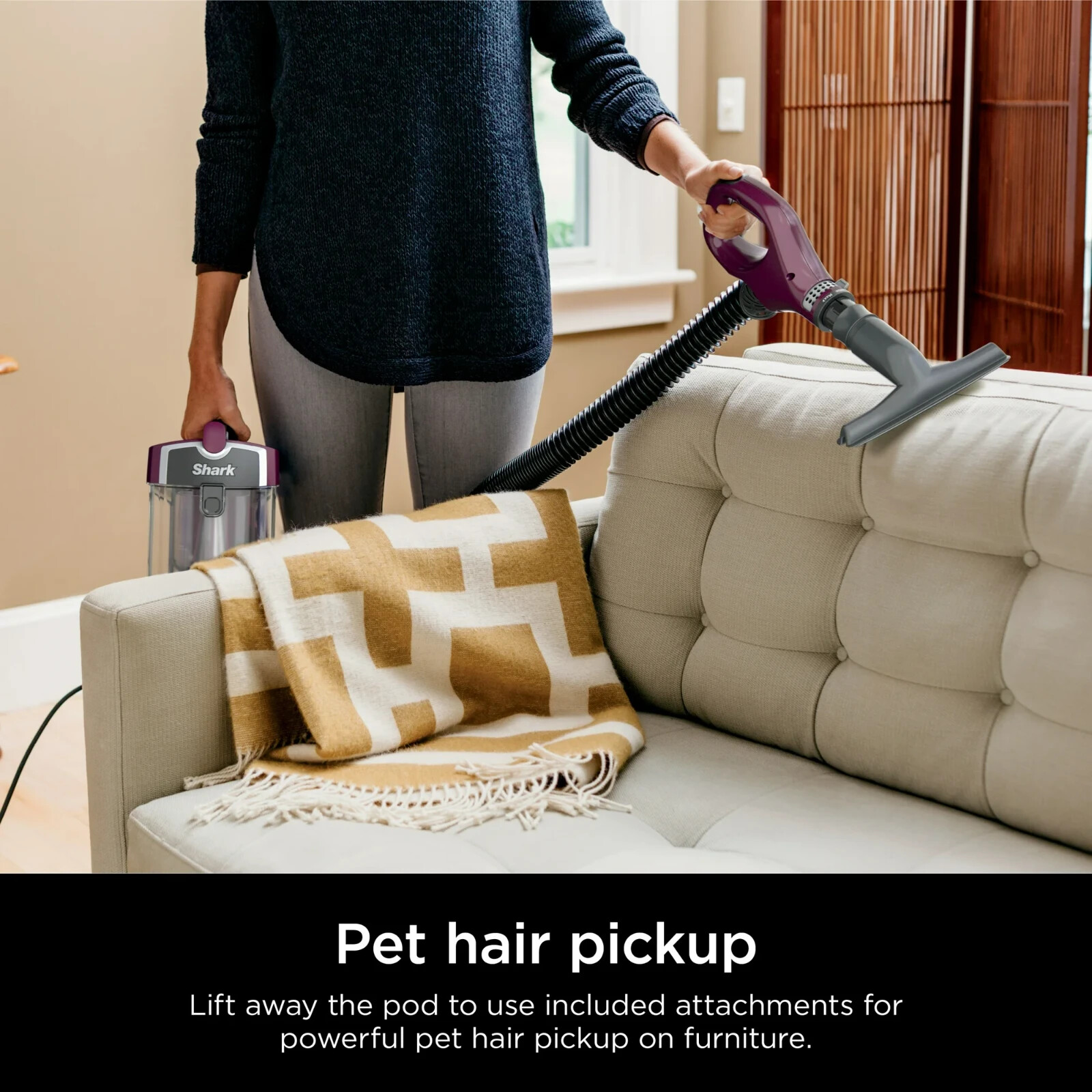 Shark UV725 Navigator Lift-Away Self Cleaning Brushroll Upright Vacuum ...
