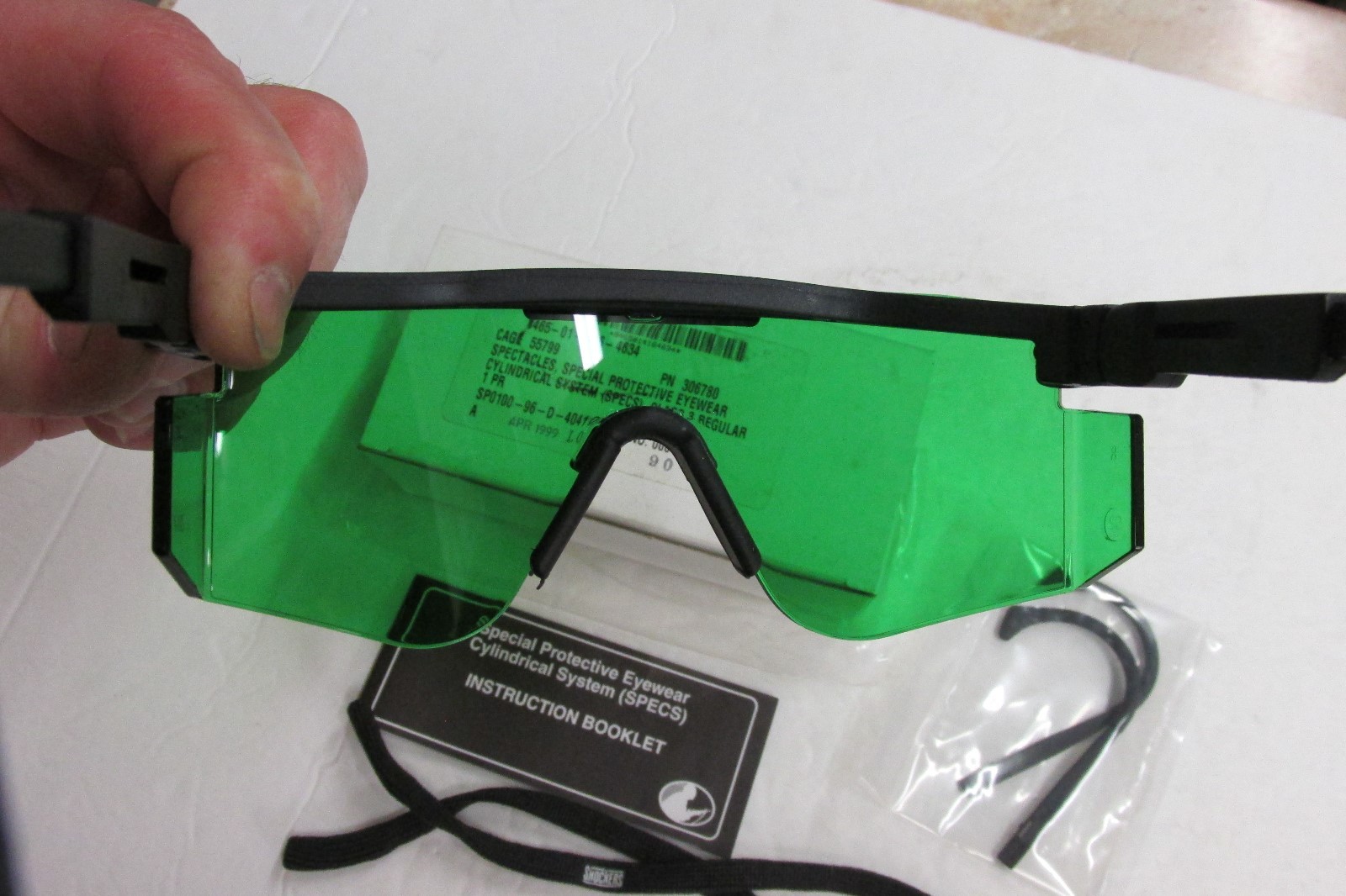 US MILITARY BALLISTIC LASER EYE PROTECTIVE SPECS GLASSES SHOOTING ...