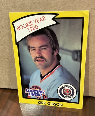 KIRK GIBSON 1990 KENNER STARTING LINEUP CARD “ROOKIE YEAR” - TIGERS | eBay