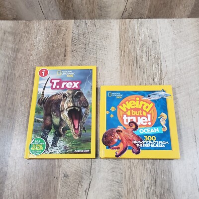 Lot of 2 Books National Geographic Kids Books Weird But True Ocean & T ...