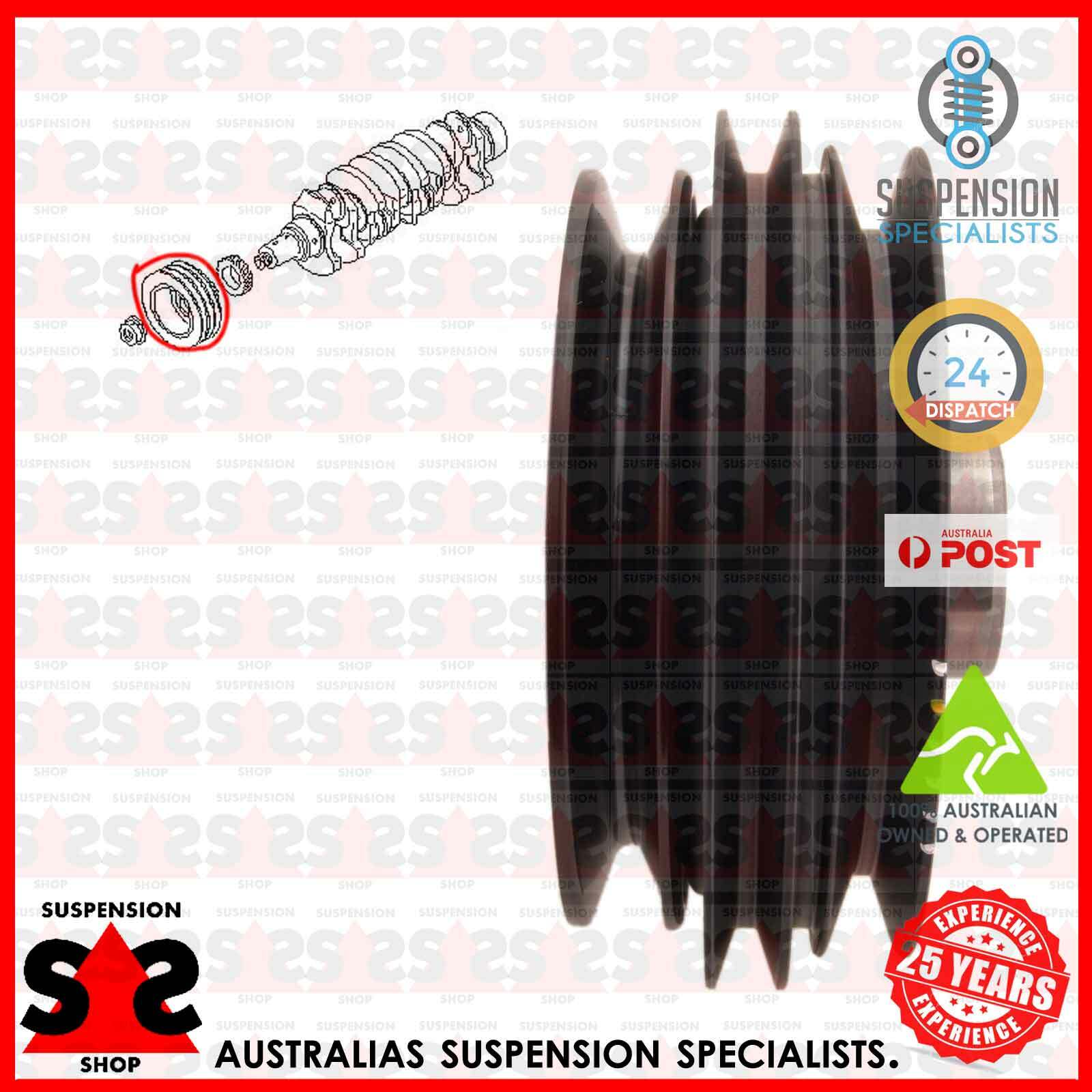 Belt Pulley, Crankshaft Suit NISSAN Pick Up (D21) 2.4 i 12V 4WD PICK UP ...