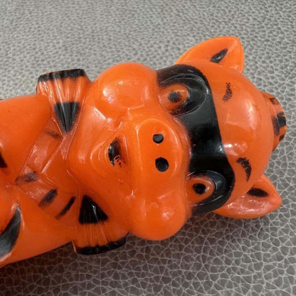 Rosbro Rosen Vtg Halloween Pig Bandit Masked Pig Hard Plastic Candy ...