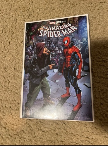 The Amazing Spider-man #1 Eminem Hustl Rap Battle Exclusive Variant ...