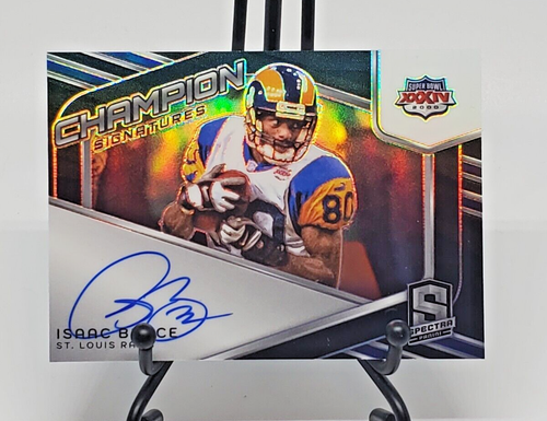 Isaac Bruce 2024 Panini Spectra Champion Signatures #/149 RAMS | eBay
