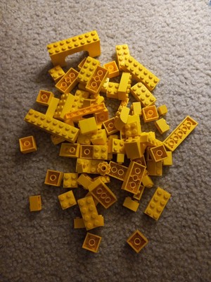 Legos Pieces Yellow,Red &blue legos. lot full of bricks, blocks | eBay
