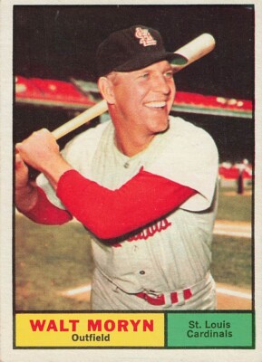WALT MORYN 1961 TOPPS BASEBALL #91 | eBay