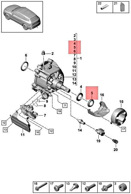 Genuine PORSCHE Cayenne 9YA Protective Ring 9Y0341375 | eBay
