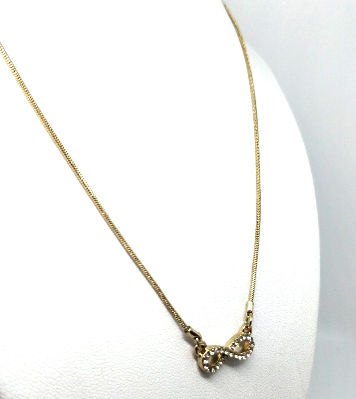 RJ Graziano-CN Infinity Symbol Crystal Necklace Gold … - Gem