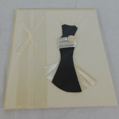 Paper Magic Group Blank Inside Greeting Note Card Evening Gown Dressy ...