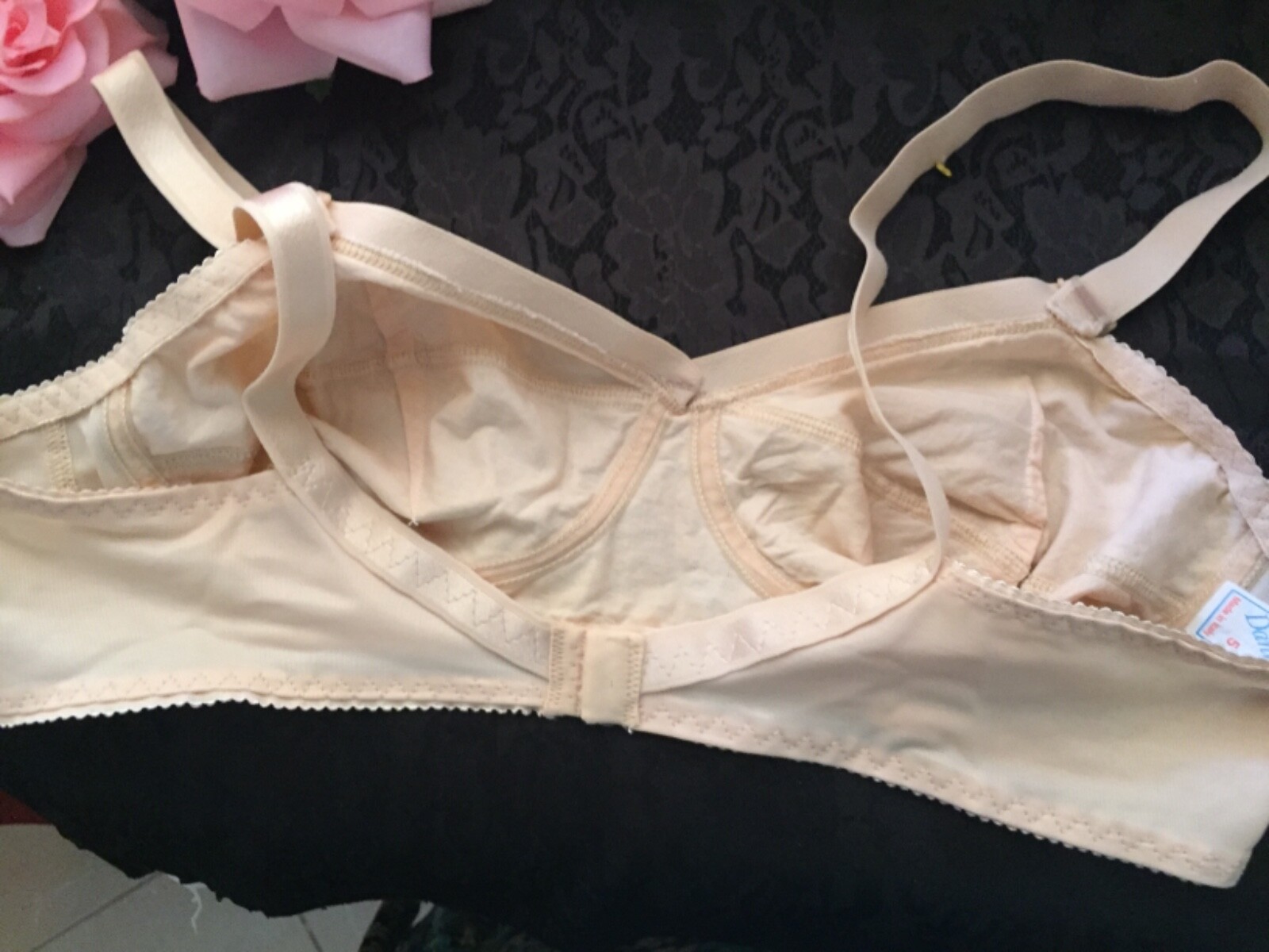 DANIELE Bra size it 5b us 40b eu 90b Unpadded wireless beige | eBay