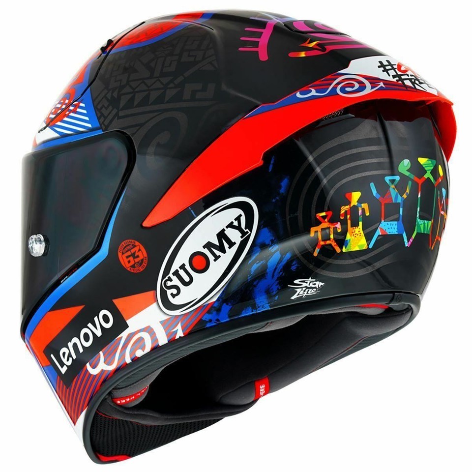Suomy SR-GP Bagnaia Replica 2021 Helmet w/ Sponsor Logo - Large | eBay