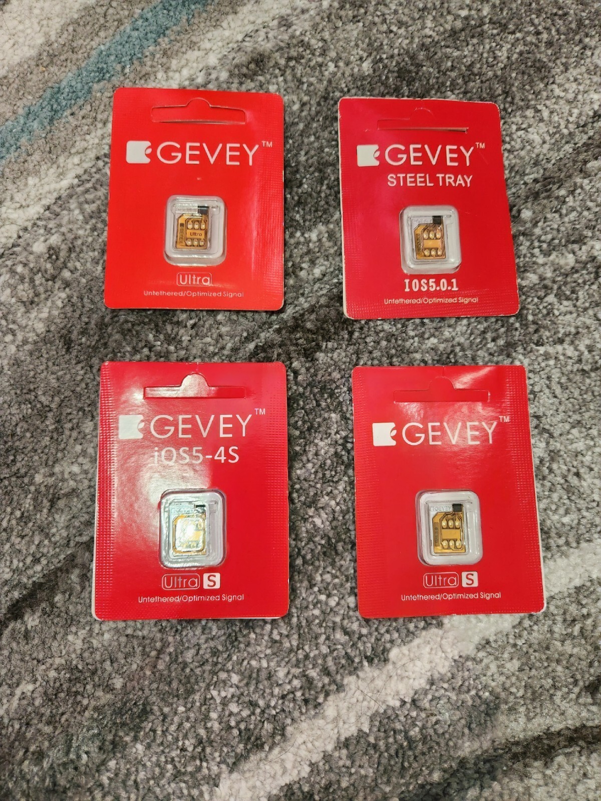 Gevey Ultra S SIM Card iOS5-4S Steel Tray iOS5.0.1 All iOS Versions ...