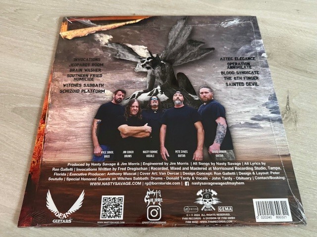 NASTY SAVAGE - JEOPARDY ROOM ORG LIM. NUM. LP (GREY MARBLED) 2024 ...