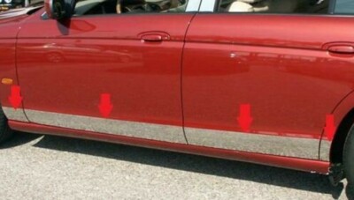 Fits 91-96 Chevy Caprice 4Door Rocker Panel Stainless Steel Trim 5.5 ...