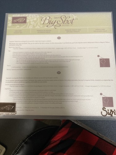 Stampin' Up! Sizzix Big Shot LABEL CARD Thinlits Dies #133479 | eBay