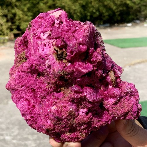 2.5LBNatural coarse red corundum and phlogo mineral powder ruby raw ...
