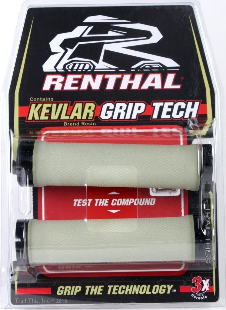 Renthal Grip Tech MTB Bike Lock On Grips Durable Made with Kevlar ...