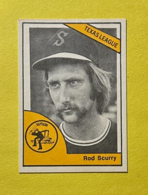 1977 TCMA MINOR LEAGUE ROD SCURRY #0590 SHREVEPORT CAPTAINS DECEASED | eBay